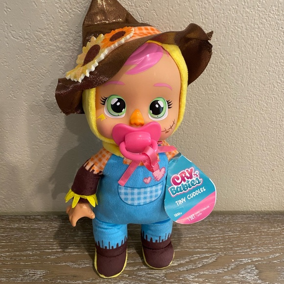 Cry Babies | Toys | Cry Babies Halloween Scarecrow Baby Doll With Tags ...